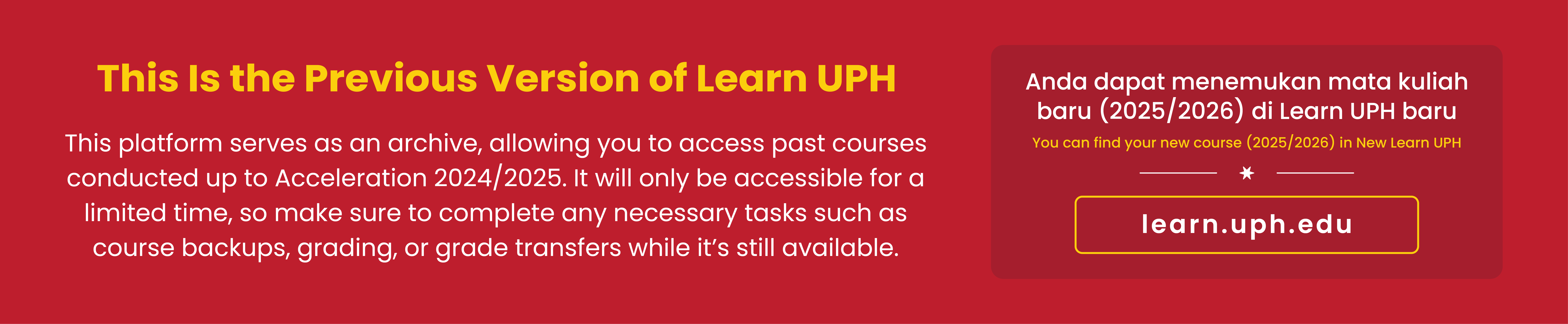 Home | learn@uph